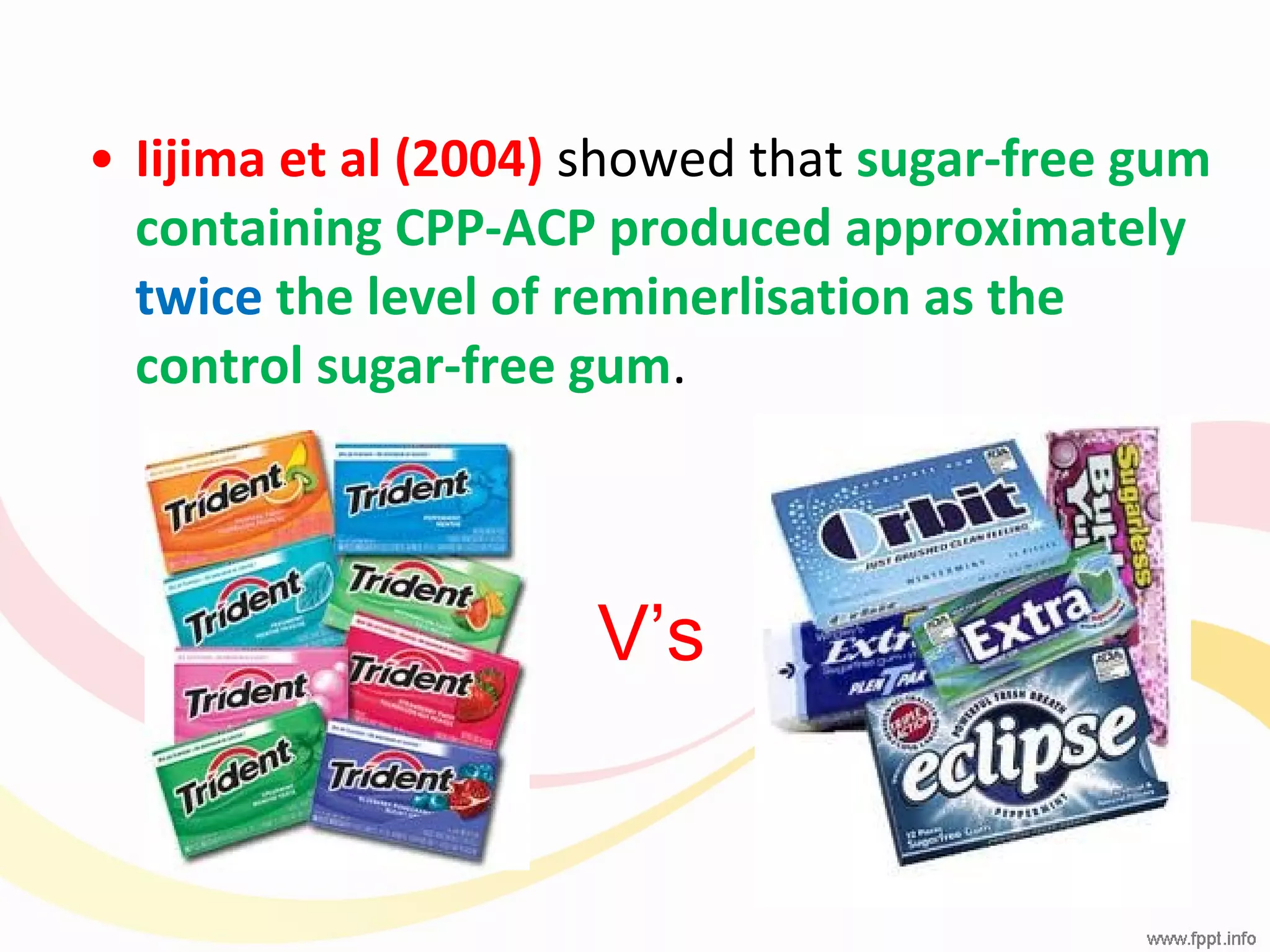 CPP- ACP - Casein Phospho Peptide-Amorphous Calcium Phosphate | PPT