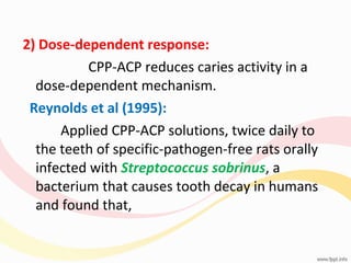 CPP- ACP - Casein Phospho Peptide-Amorphous Calcium Phosphate | PPT