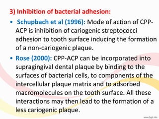 CPP- ACP - Casein Phospho Peptide-Amorphous Calcium Phosphate | PPT