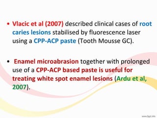 CPP- ACP - Casein Phospho Peptide-Amorphous Calcium Phosphate | PPT