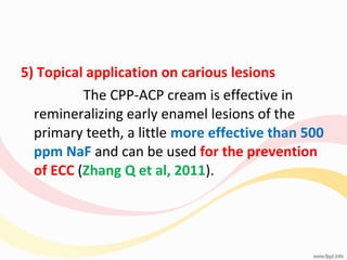 CPP- ACP - Casein Phospho Peptide-Amorphous Calcium Phosphate | PPT