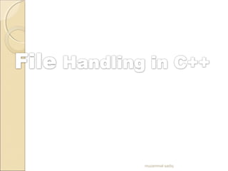 Cpp file-handling | PPT