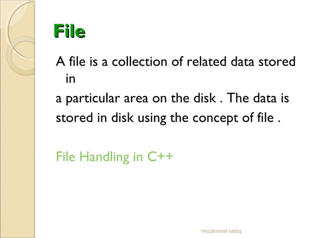 Cpp file-handling | PPT
