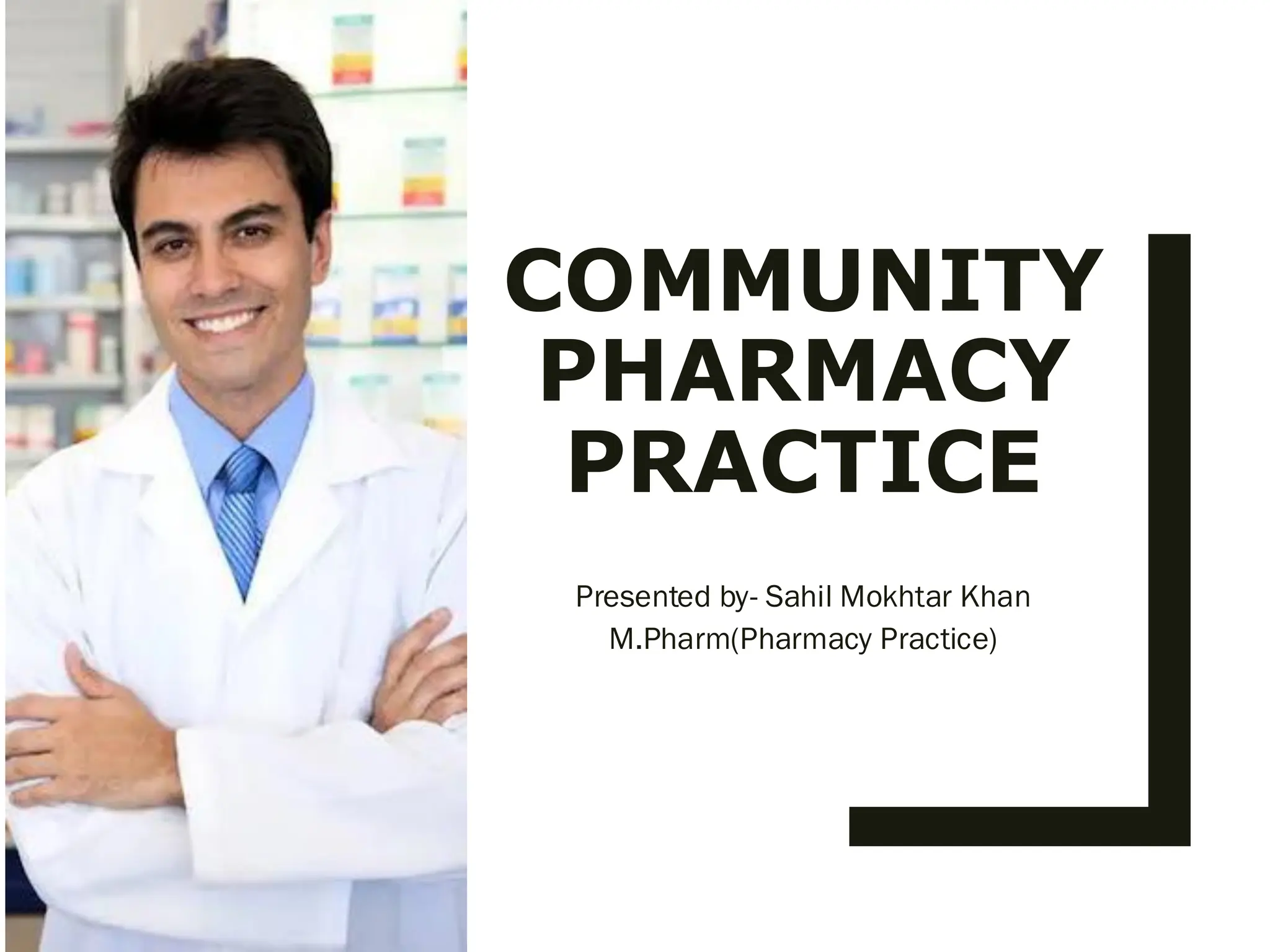 Community Pharmacy Practice in M.Pharm-PP | PDF