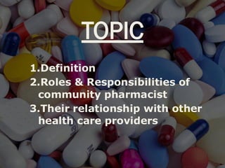 Community Pharmacy Practice in M.Pharm-PP | PDF