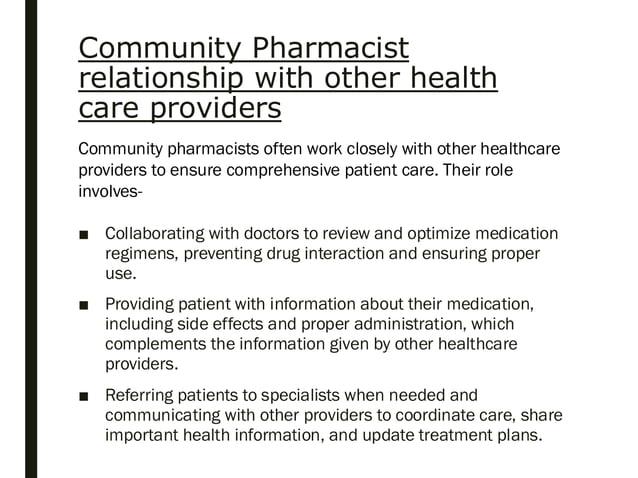 Community Pharmacy Practice in M.Pharm-PP | PDF | Pharmaceutical ...