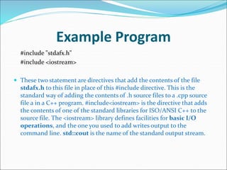 cpp-streams.ppt,C++ is the top choice of many programmers for creating powerful and scalable ...