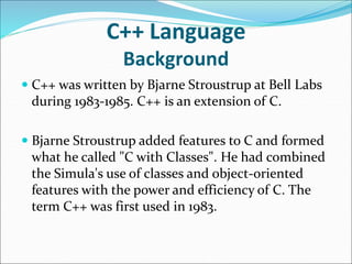 cpp-streams.ppt,C++ is the top choice of many programmers for creating powerful and scalable ...