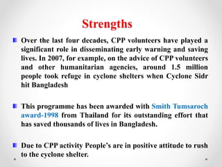 Critically Evaluate the cyclone preparedness Program (CPP) of ...