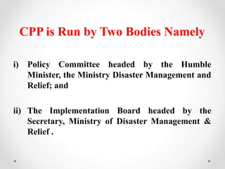 Critically Evaluate the cyclone preparedness Program (CPP) of ...