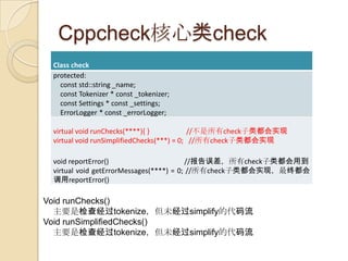 Cppcheck分析 | PPT