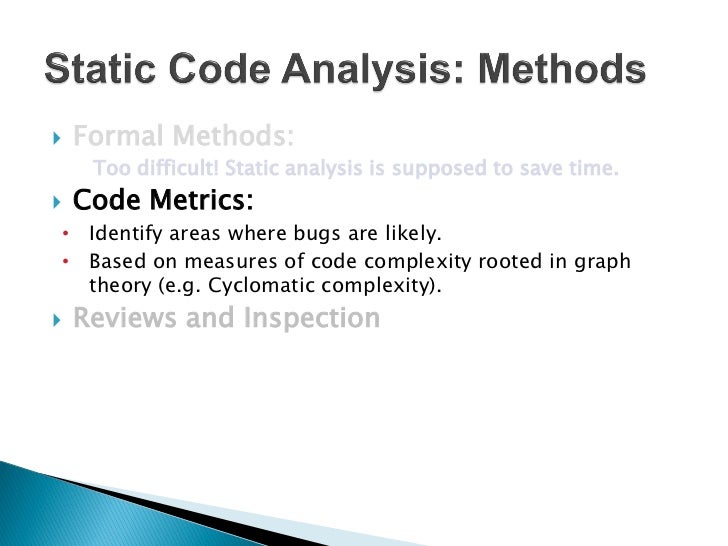 Static Code Analysis And Cppcheck