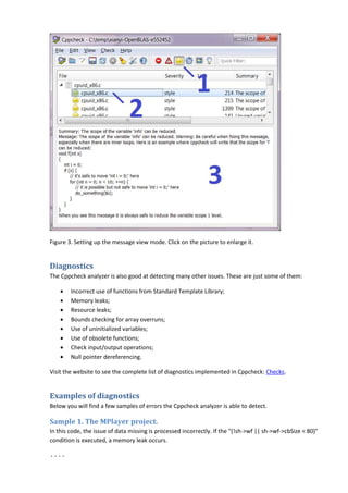 Cppcheck | PDF