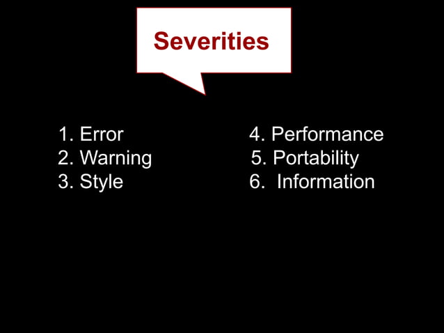 CppCheck - Static code analysis tool | PPT