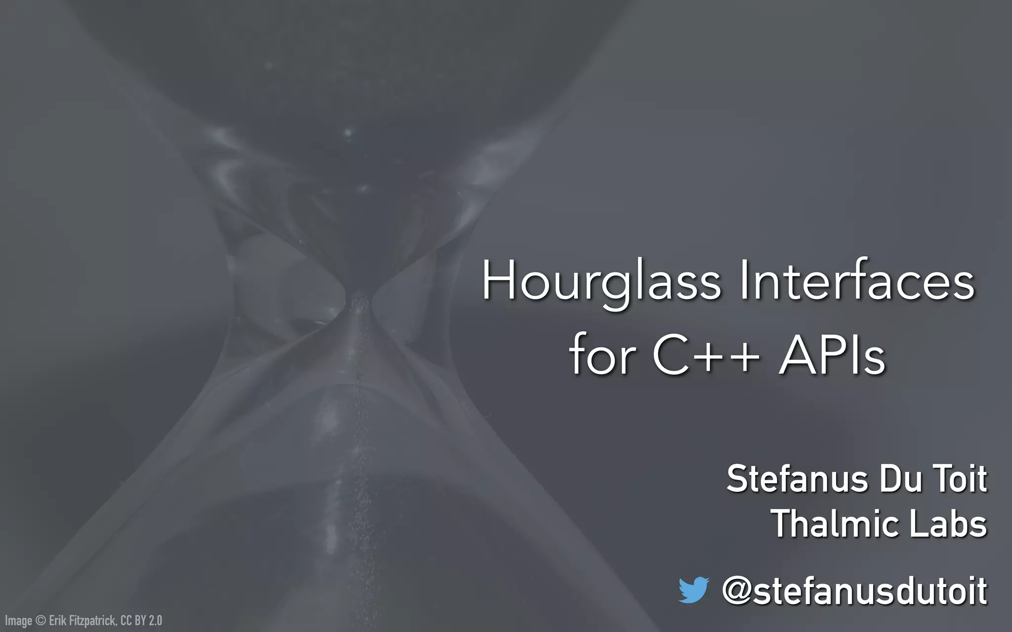 Hourglass Interfaces for C++ APIs - CppCon 2014 | PDF | Programming Languages | Computing