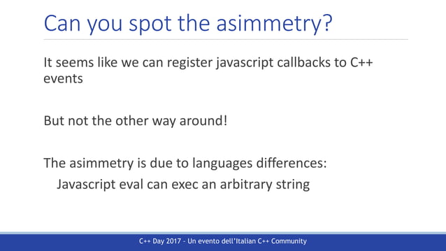 C++ and UIs: an unorthodox approach | PPT