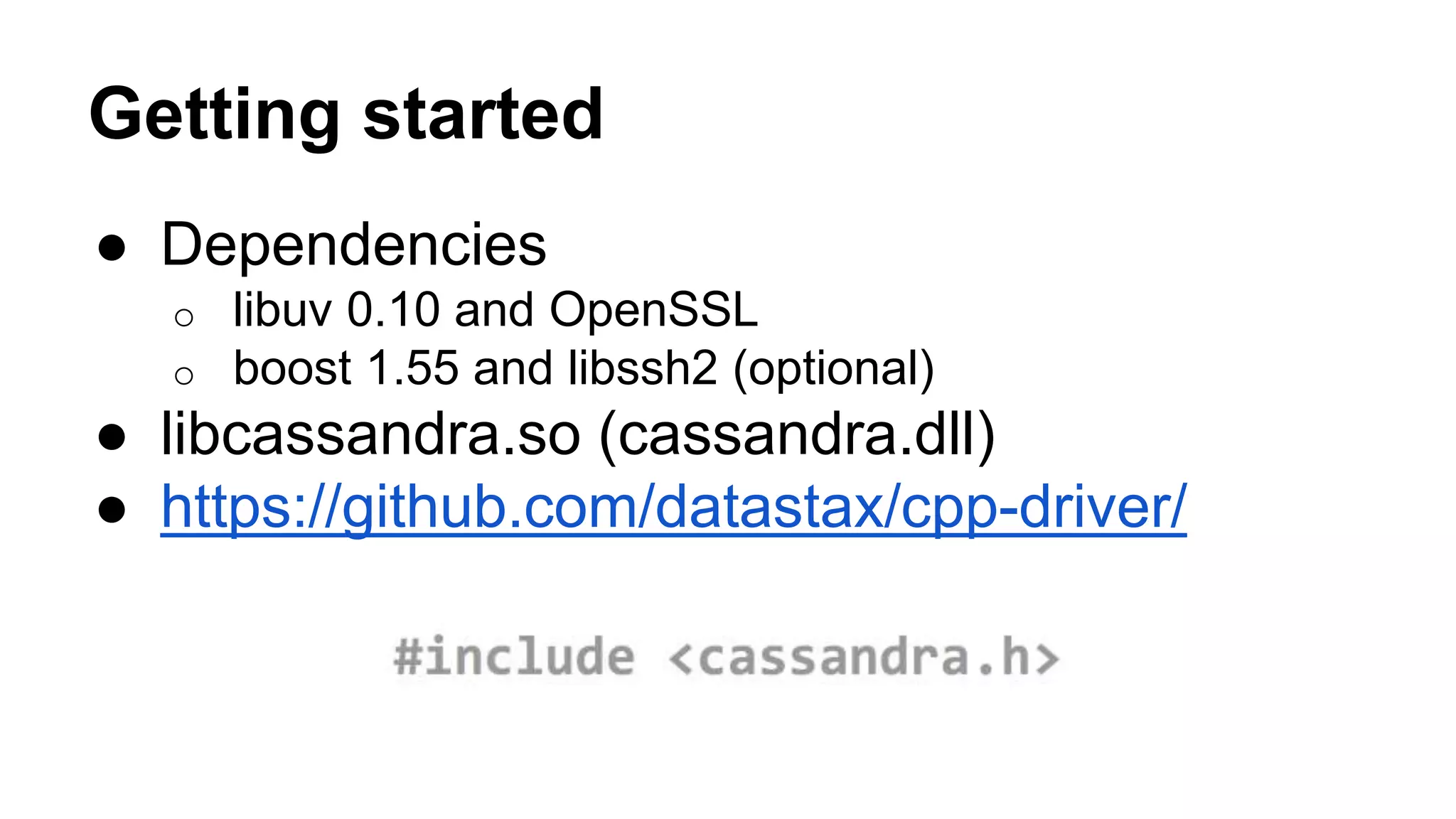 Cassandra Summit 2014: Drivers: Let Our Powers Combine! | PPT