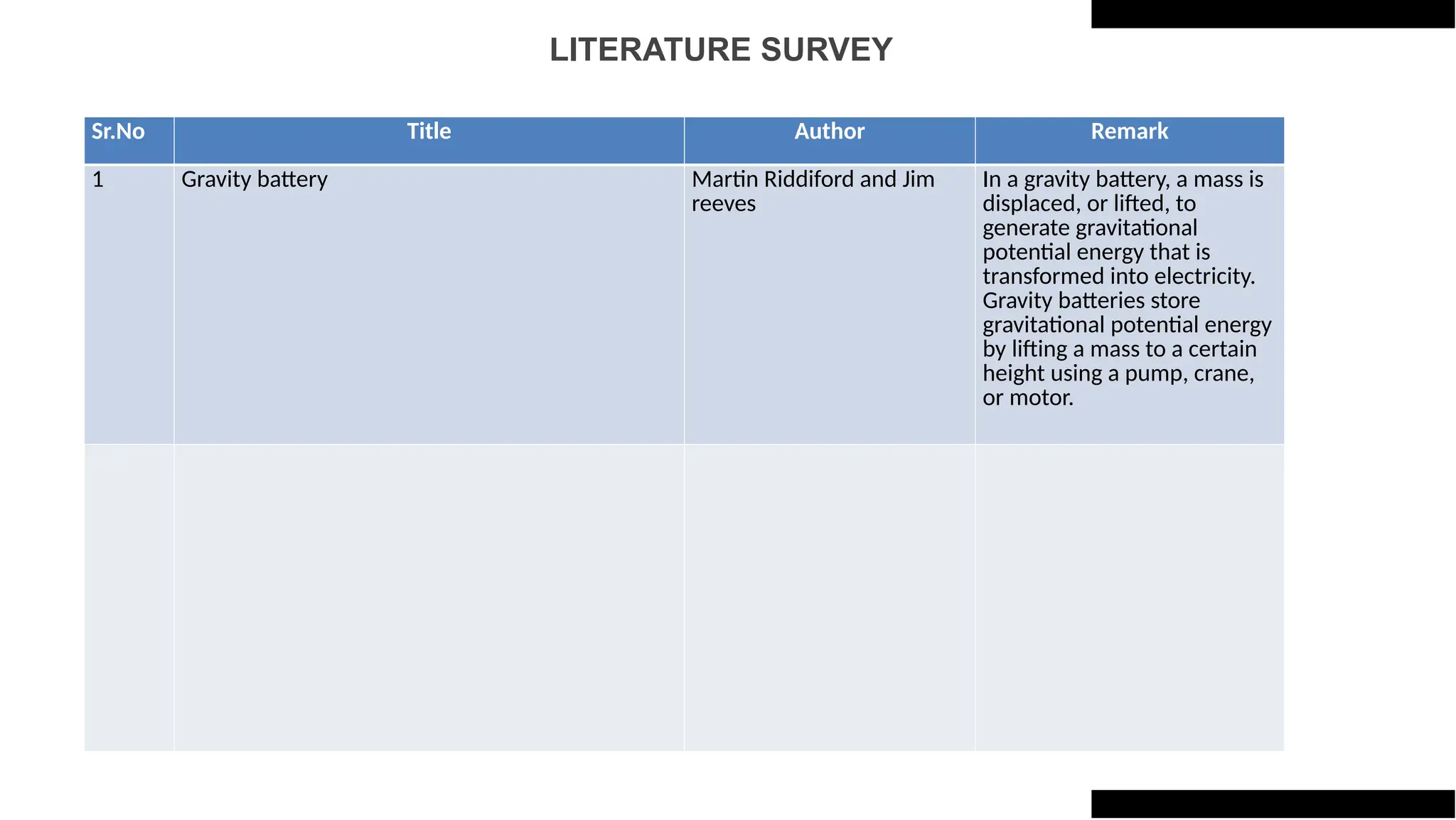 Gravity battery for free electricity generation using cycle and gear | PPTX