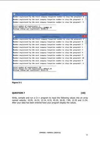 Cpph exam a_2019_s1 | PDF | Programming Languages | Computing