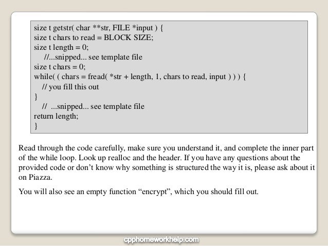 Best C Programming Homework Help Ppt