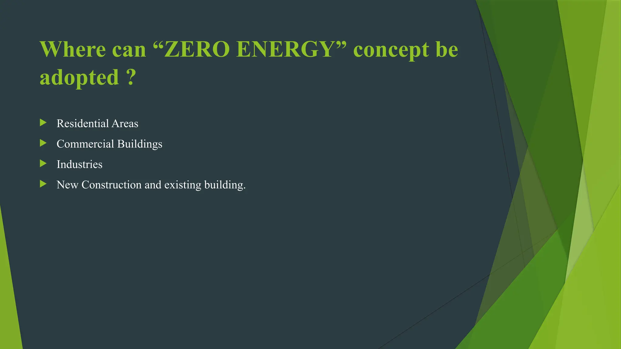 Capstone project planning Zero energy building | PPT