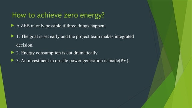 Capstone project planning Zero energy building | PPT