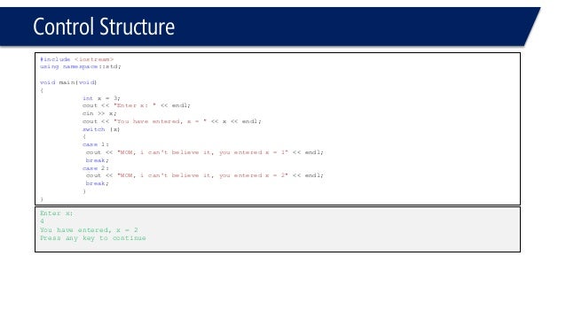 C++ L03-Control Structure