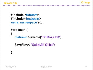 Cpp lab 13_pres | PPT
