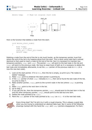 Cpp lernaufgabe linked_list | PDF