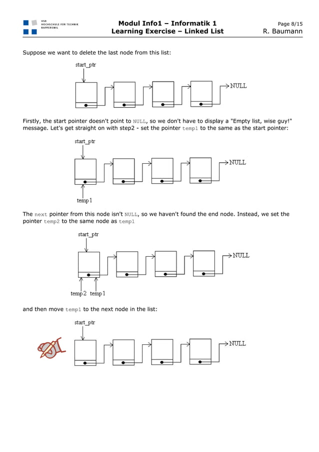 Cpp lernaufgabe linked_list | PDF