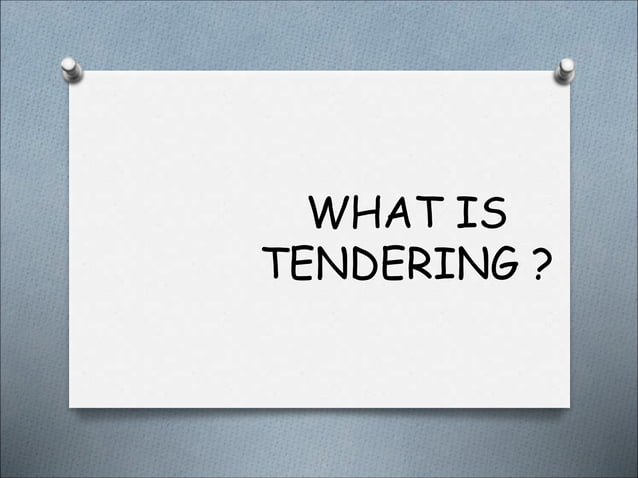 Tenders.ppt