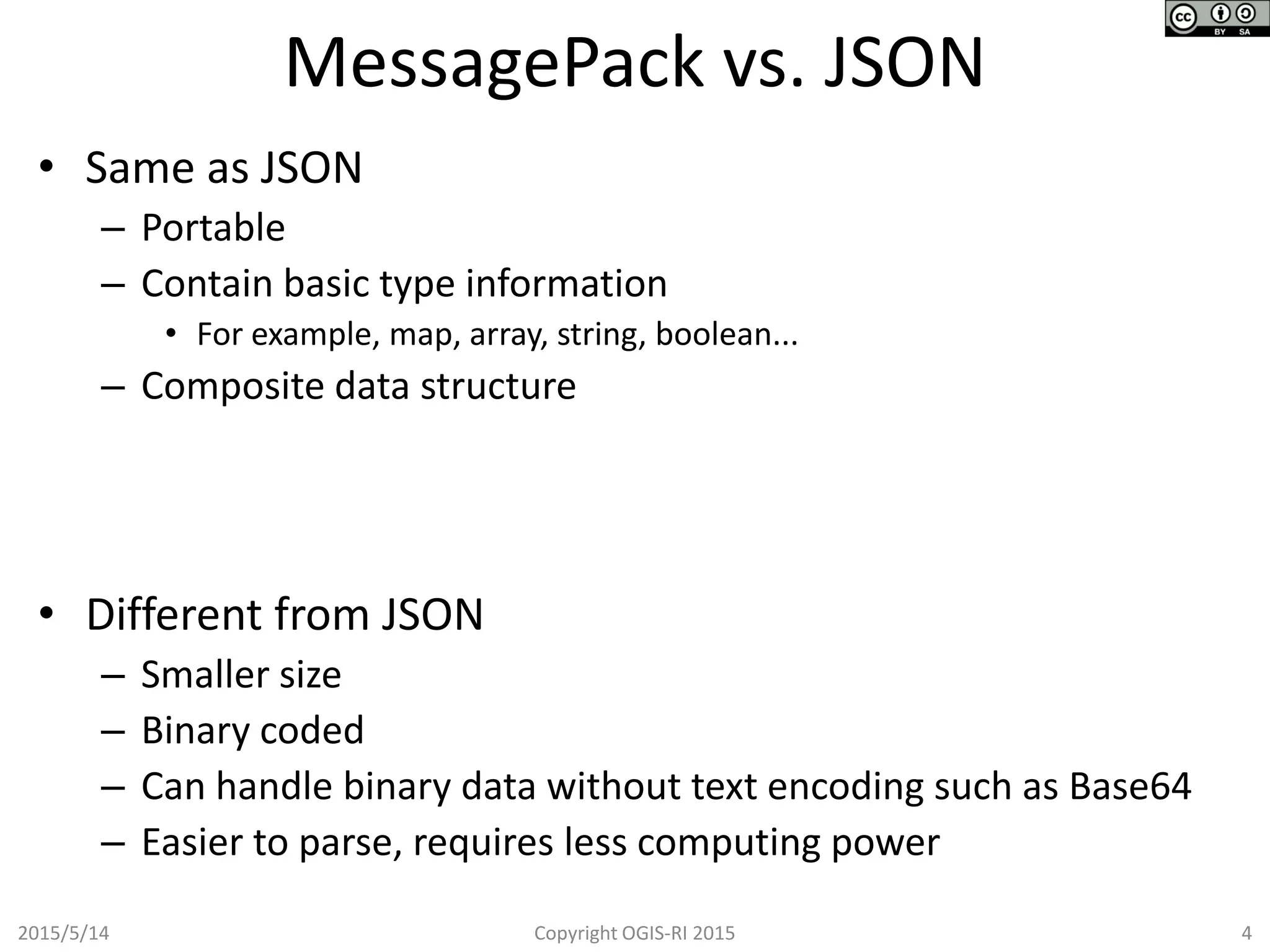MessagePack(msgpack): Compact and Fast Serialization Library | PPT