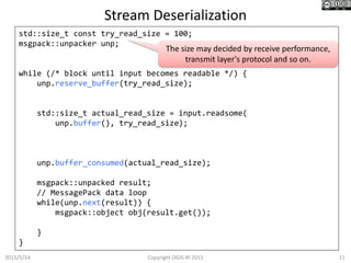 MessagePack(msgpack): Compact and Fast Serialization Library | PPT