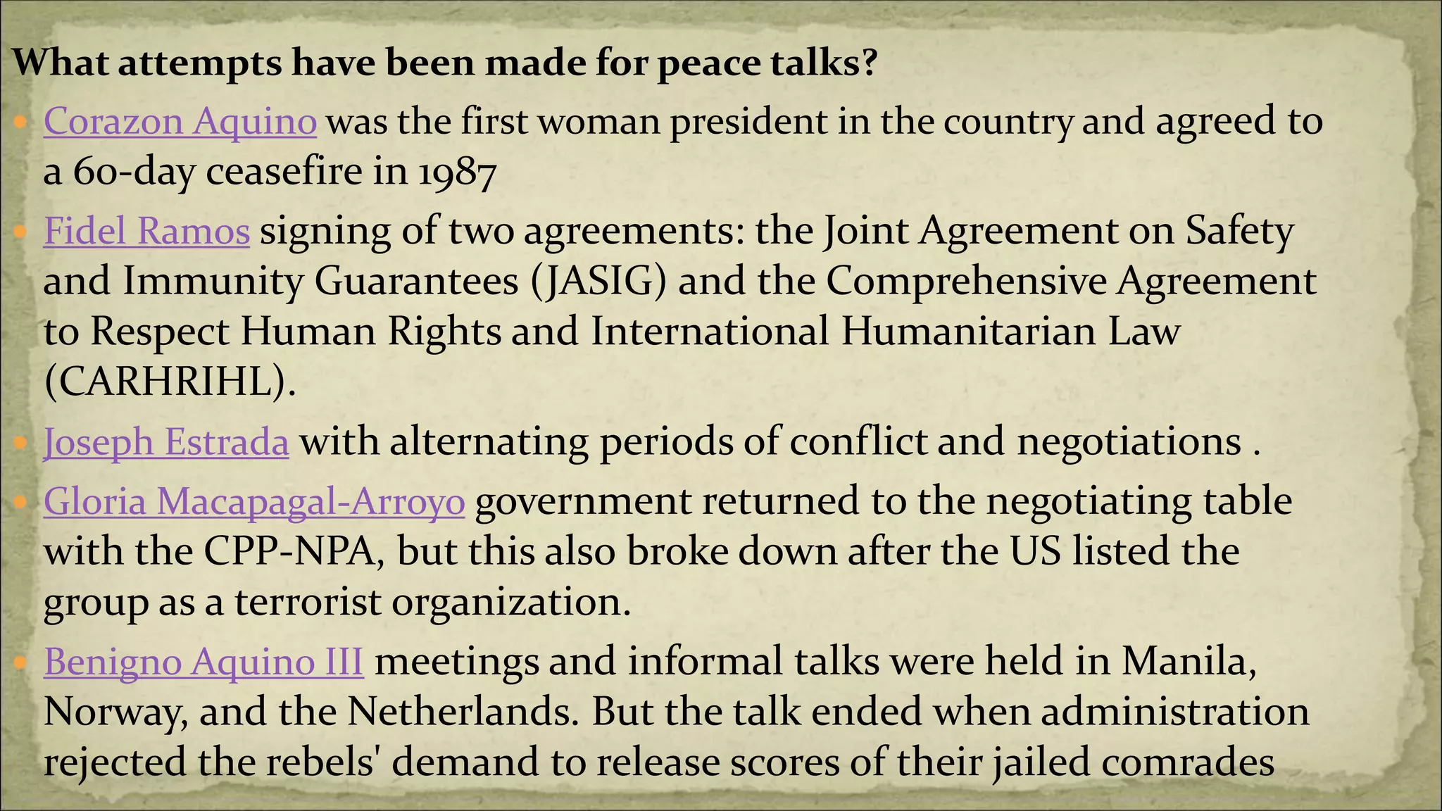 The CPP-NPA-NDF | PPTX