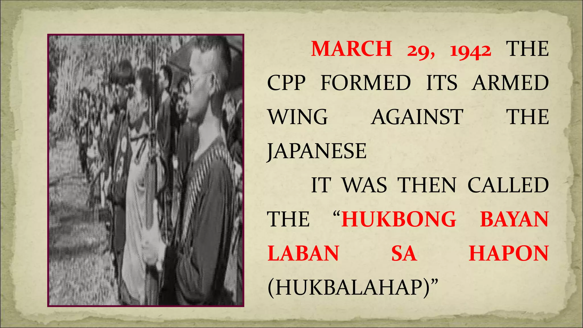 The CPP-NPA-NDF | PPTX