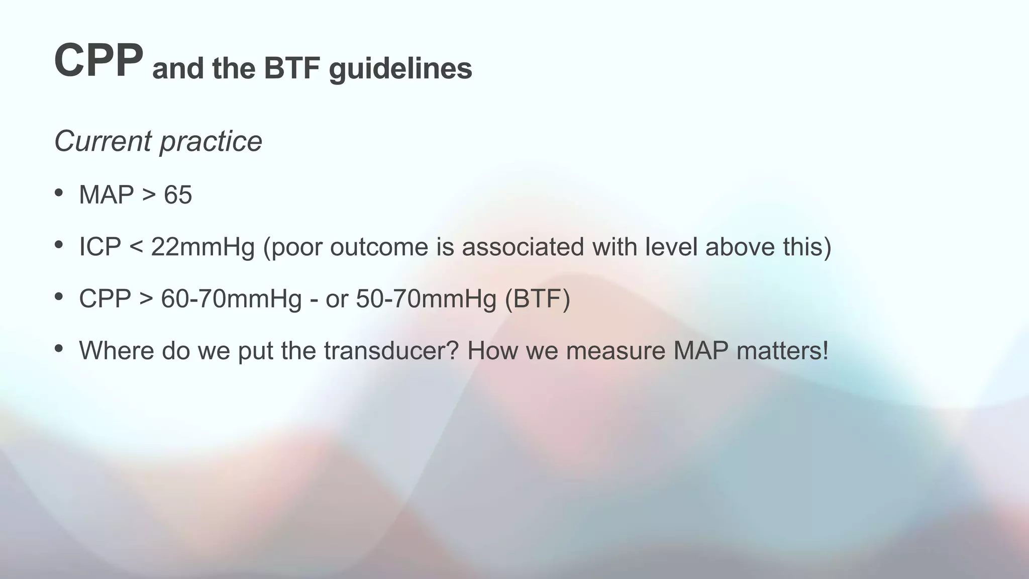 Optimal Cerebral Perfusion Pressure | PPTX