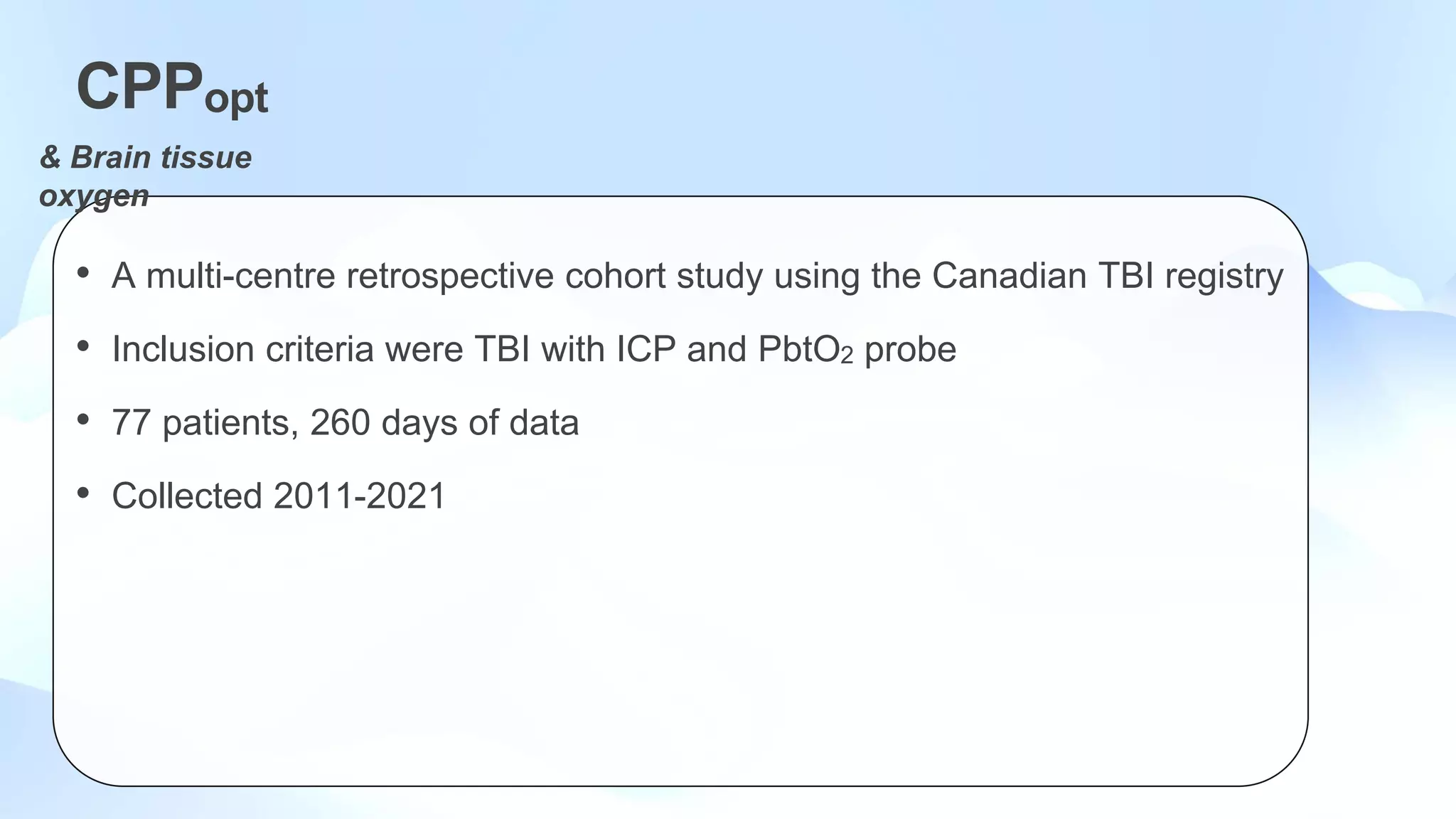Optimal Cerebral Perfusion Pressure | PPTX | First Aid | Injuries