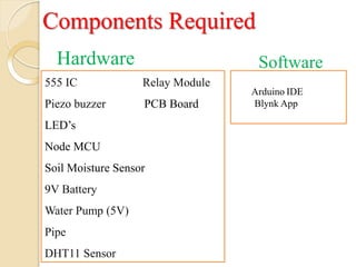 Smart Crop Protection and monitoring system for farmers | PPTX