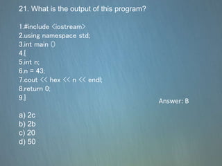 UGC-NET, GATE and all IT Companies Interview C++ Solved Questions PART ...