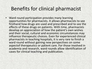 anatomy and physiology of ward rounds | PPT