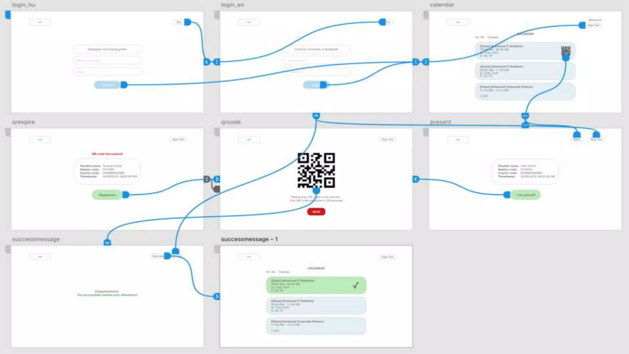 QR-code based attendance system | PPTX