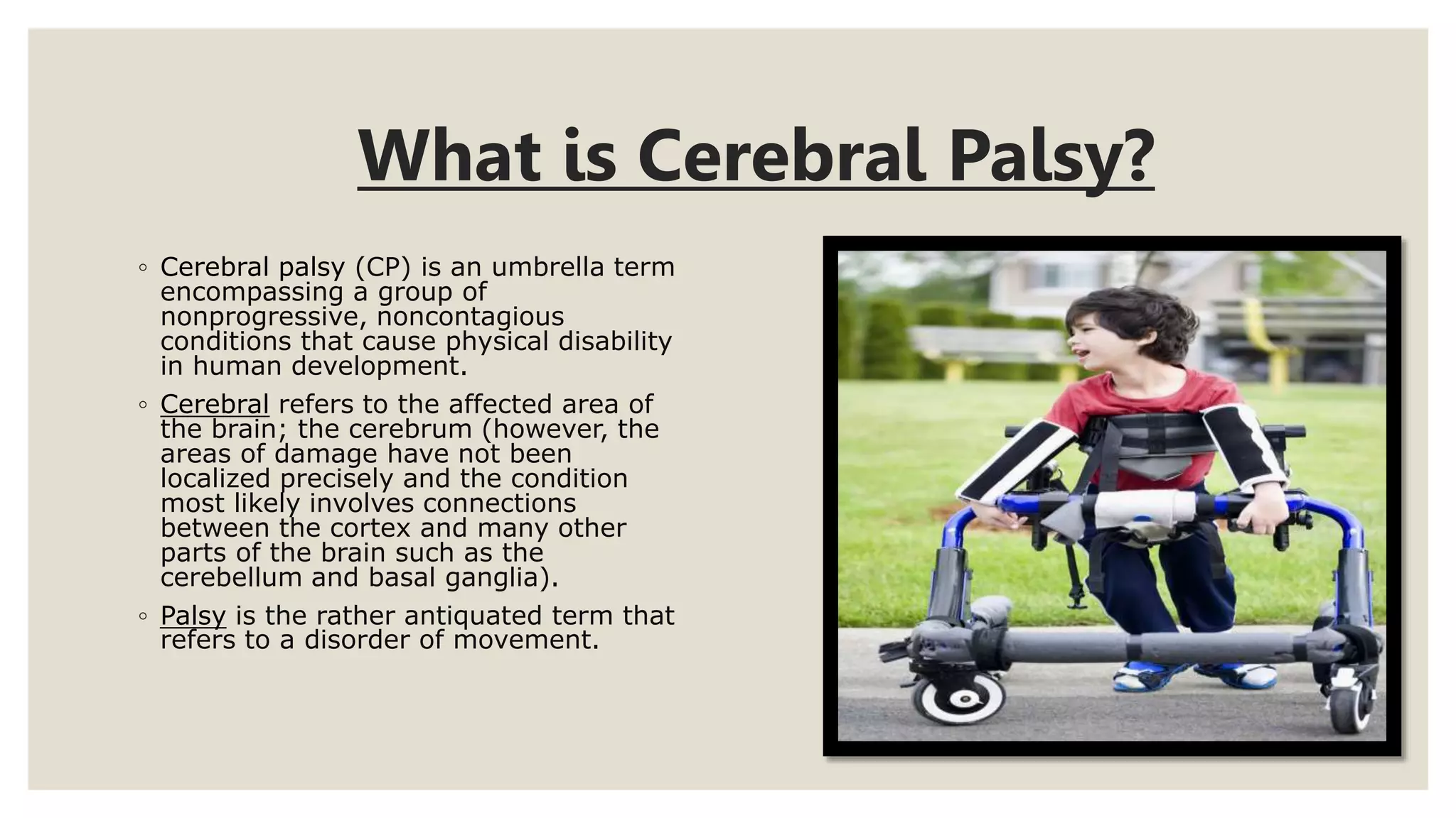 Cerebral Palsy | PPTX