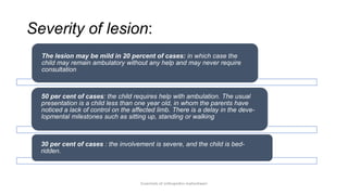 cerebral palsy and its orthotic management | PPT