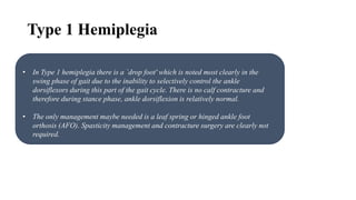 cerebral palsy and its orthotic management | PPT