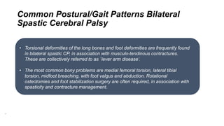 cerebral palsy and its orthotic management | PPT