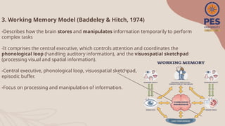 Memory and its models for cognitive psychology | PPTX