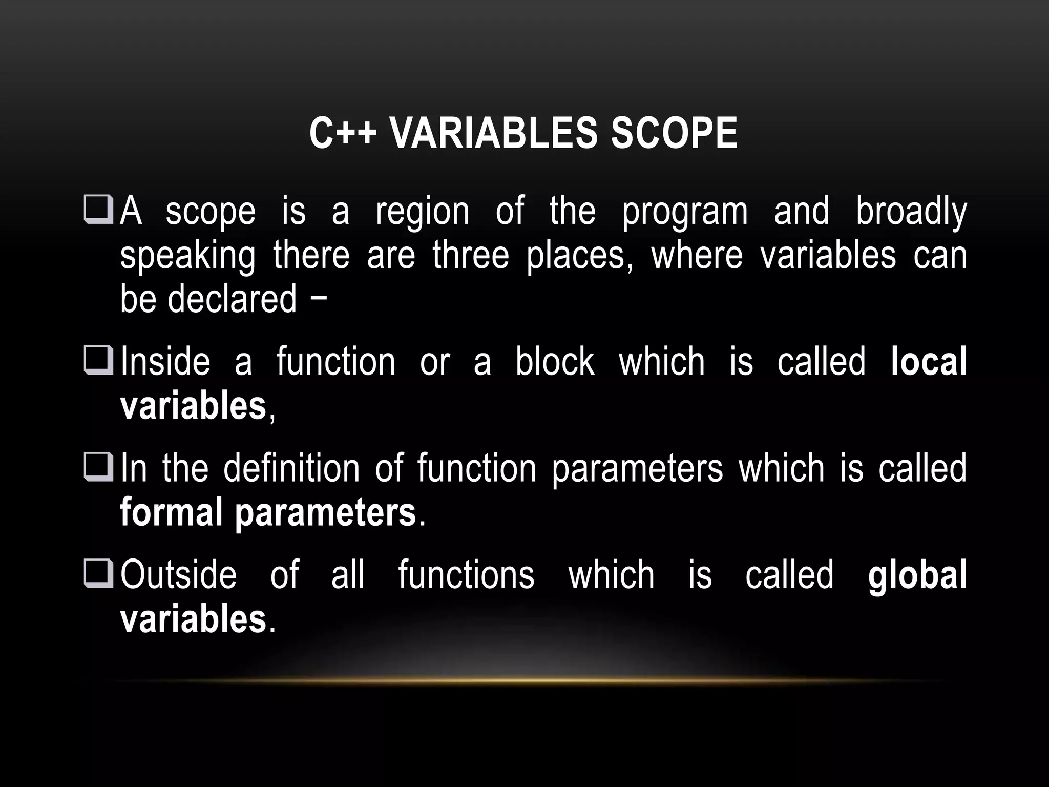 C Overview Ppt Ppt