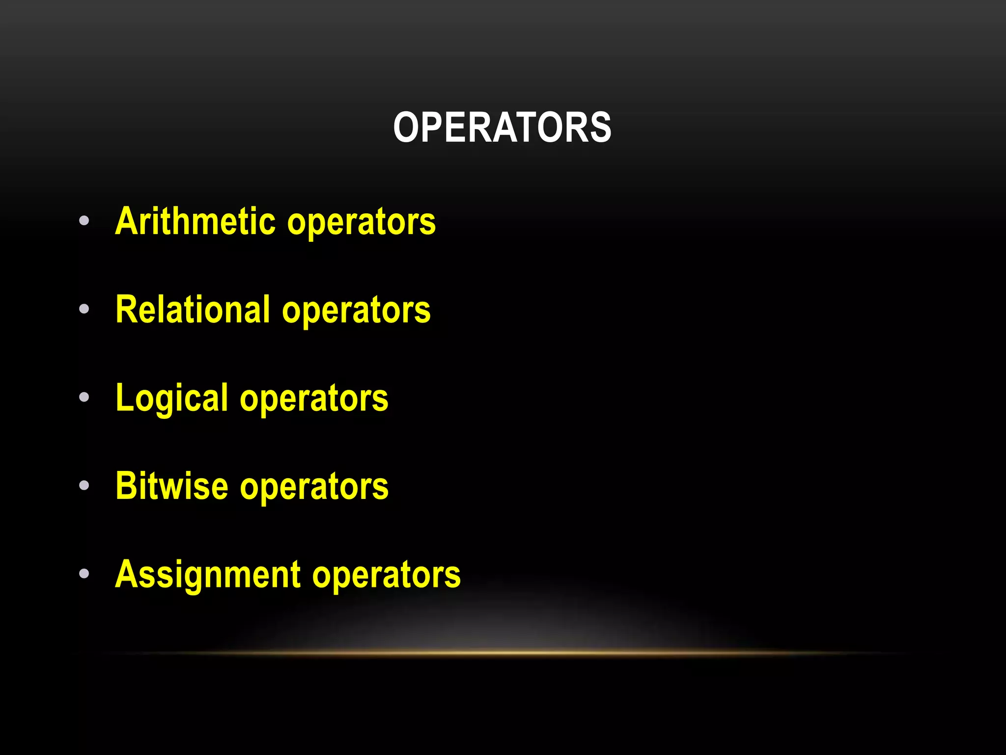 C++ Overview PPT | PPTX