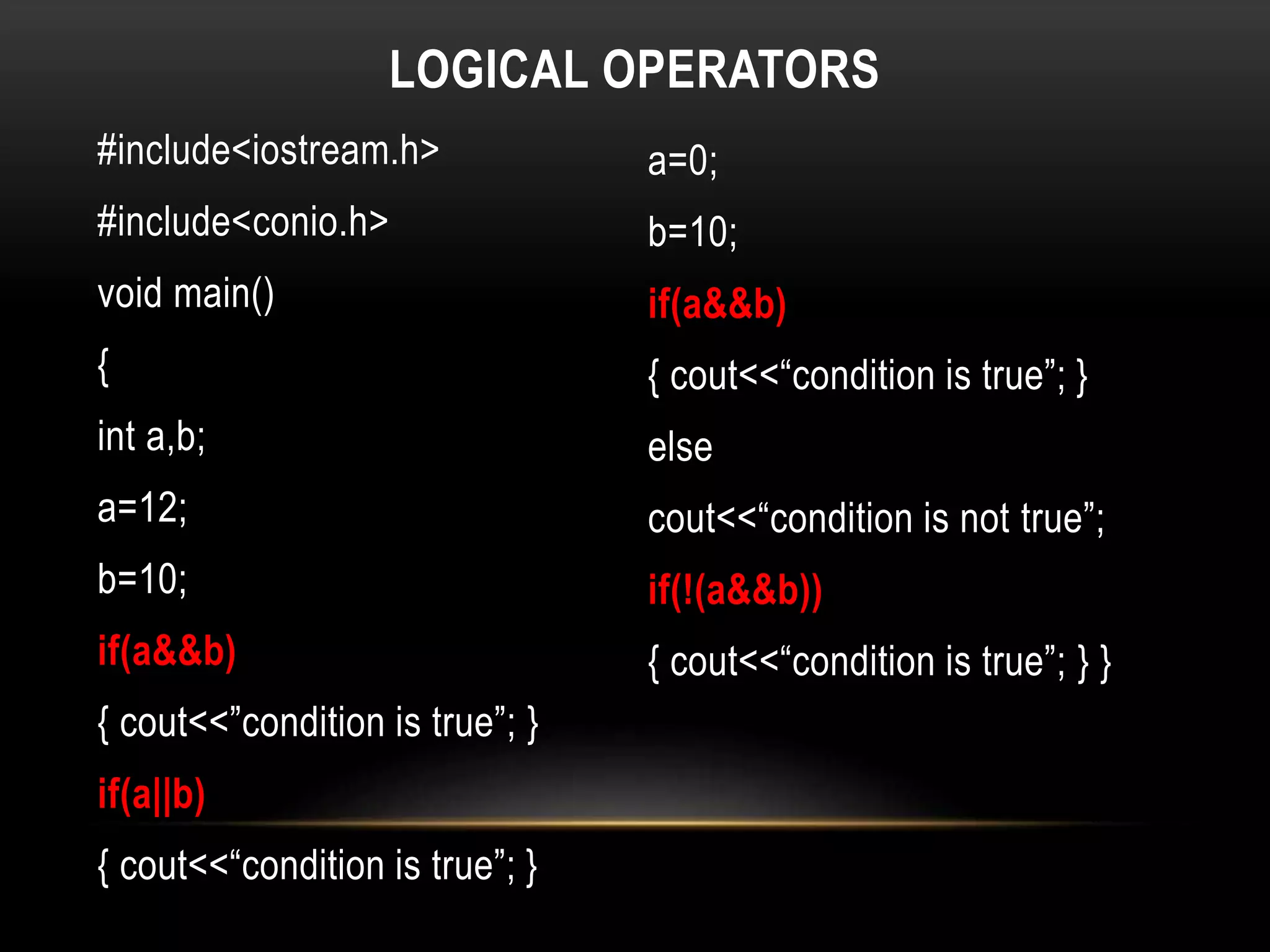 C++ Overview PPT | PPT
