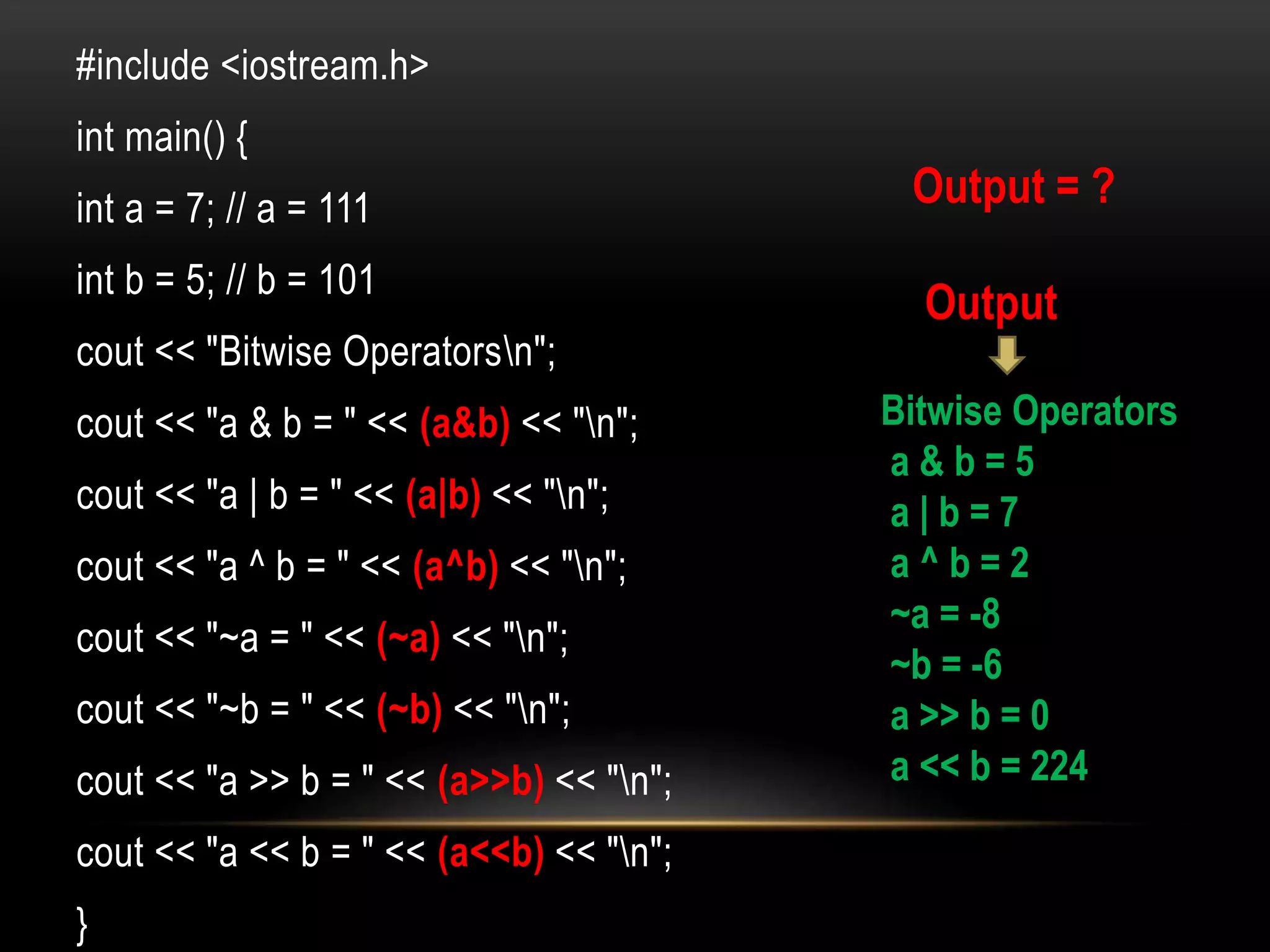 C++ Overview PPT | PPTX